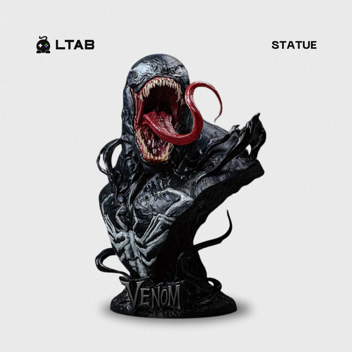 Venom [Spider-Man] Life Size Bust Resin | Queen Studio – LTAB Gaming Hub