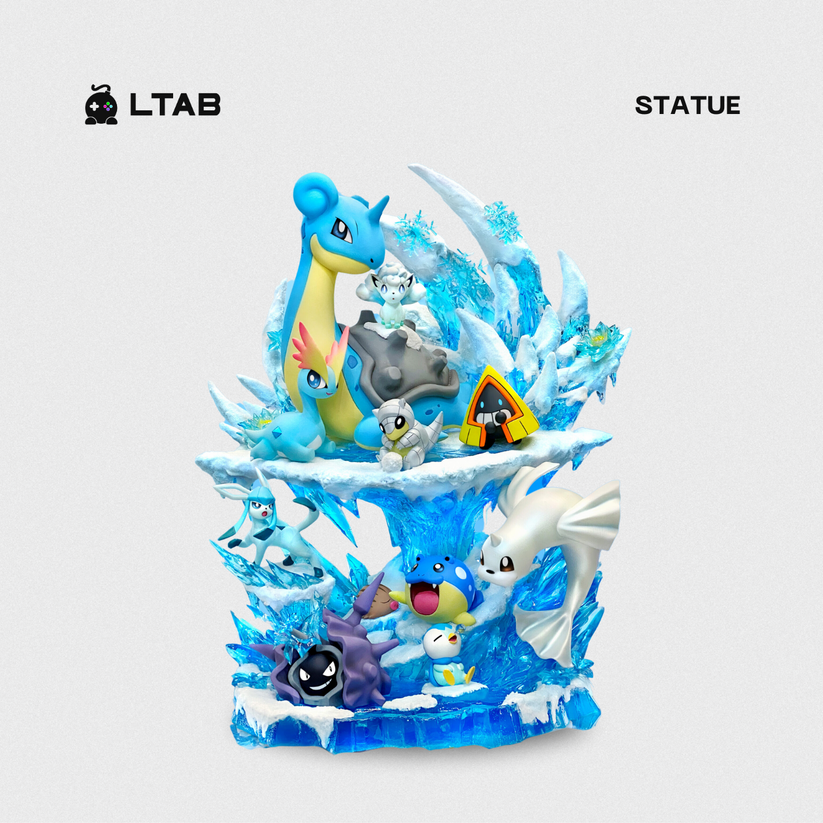 Glacier Lapras - Pokemon Resin Statue – LTAB Gaming Hub