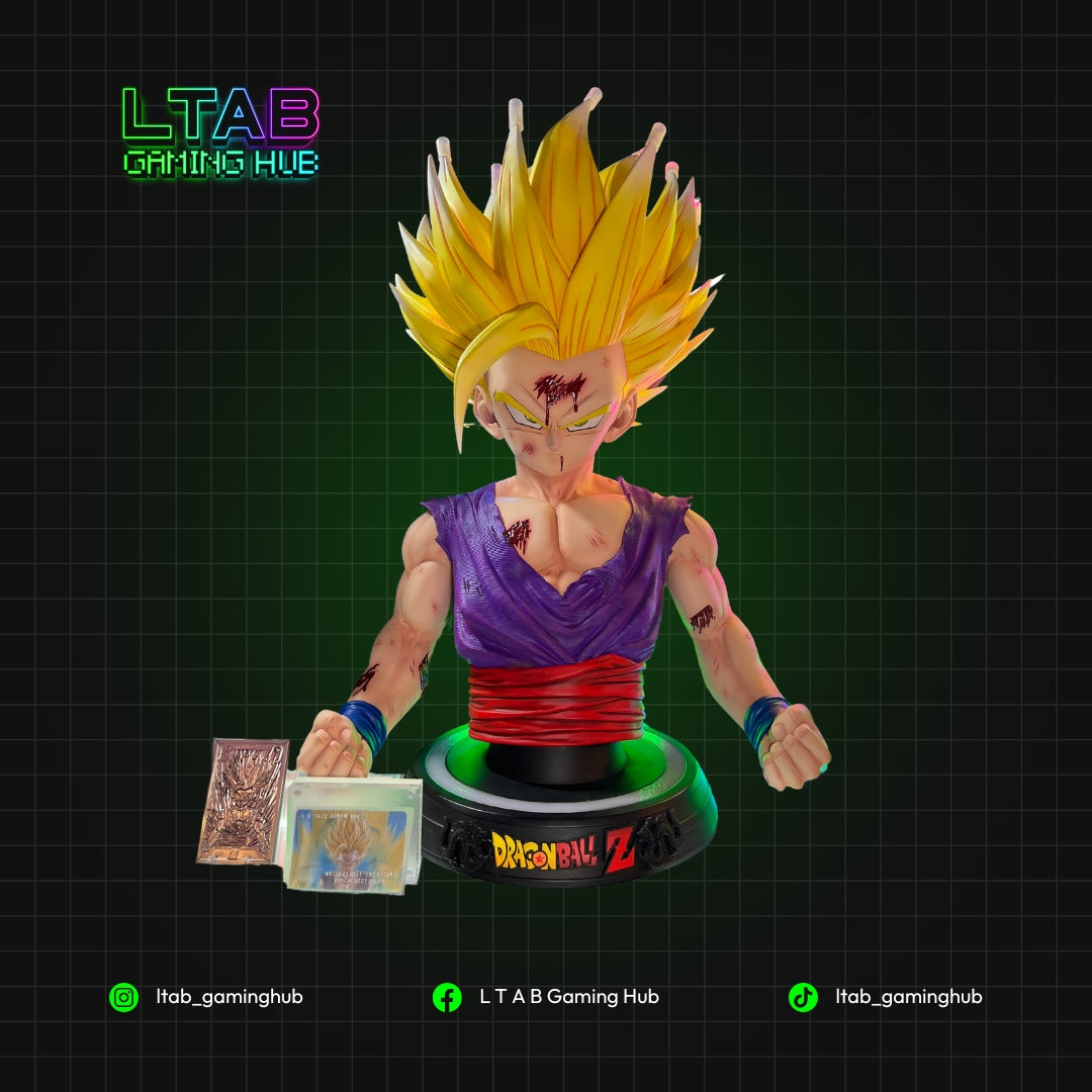 Son Gohan Life Size Bust 1/1 Scale Resin Statue - Dragon Ball Z | TF S ...