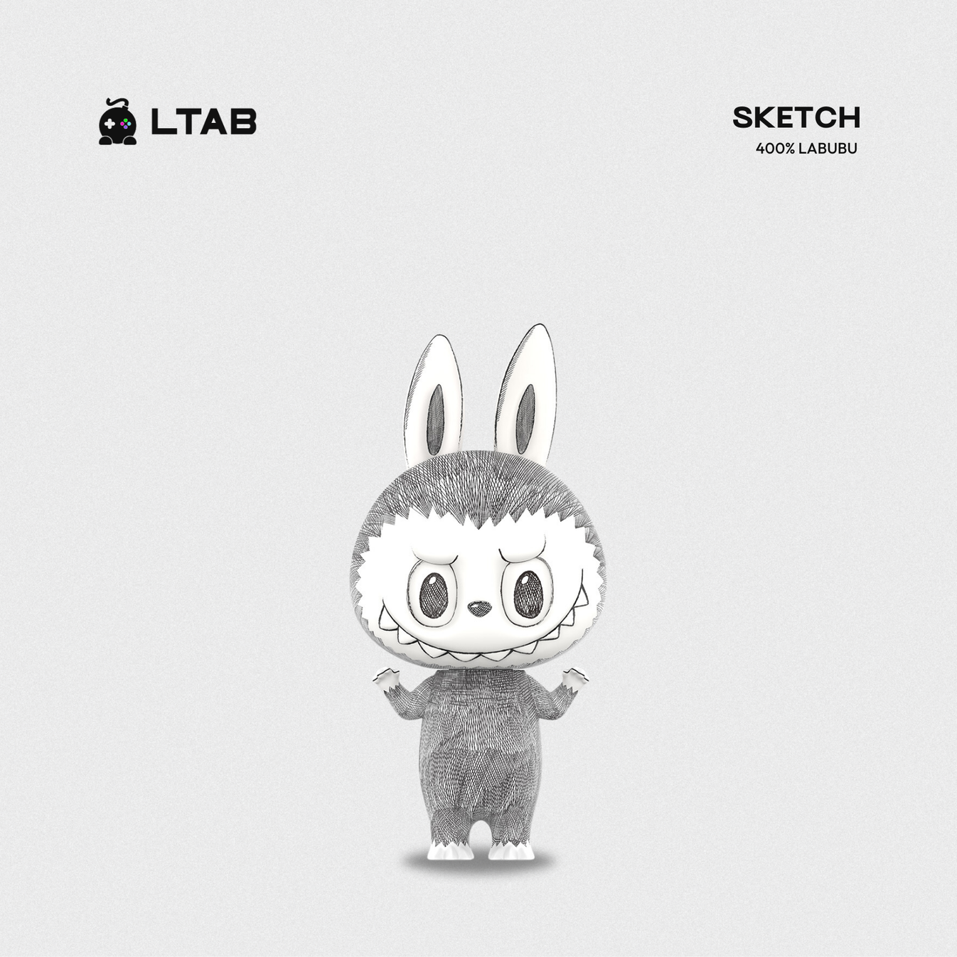 MEGA LABUBU 400% Sketch – LTAB Gaming Hub