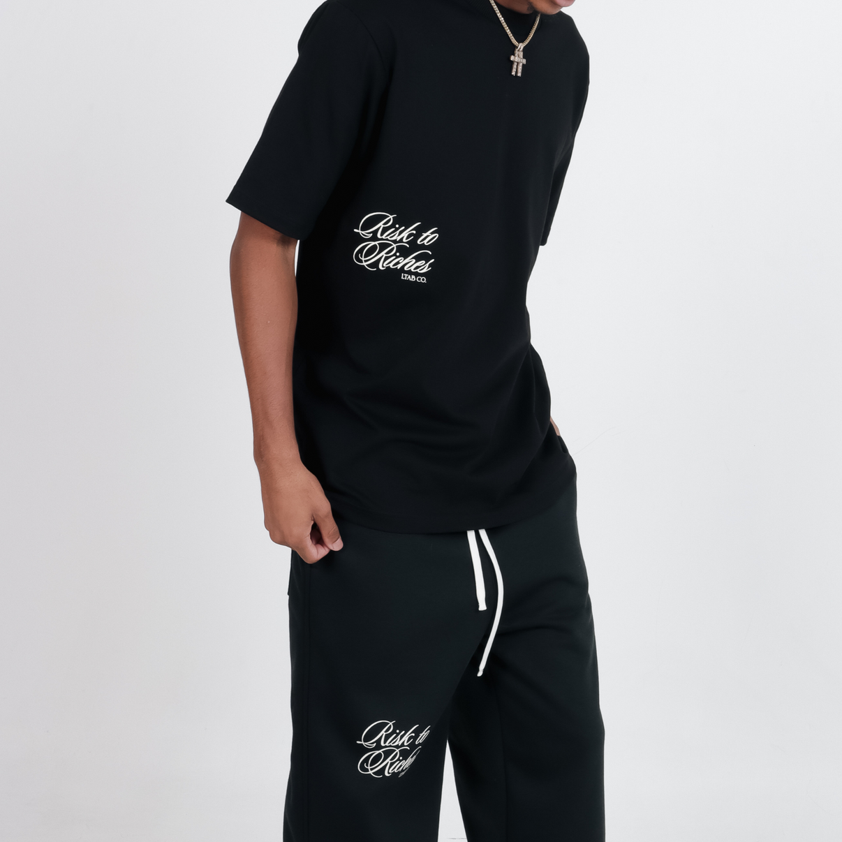 Risk To Riches - Sweatpants | Timeless In Black Collection – LTAB ...