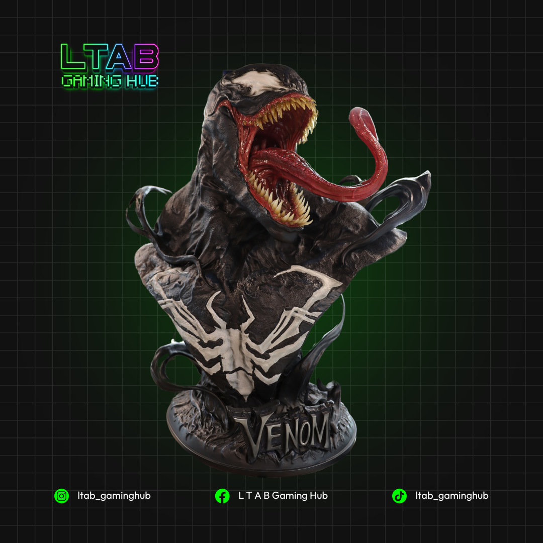 Venom [Spider-Man] Life Size Bust Resin | Queen Studio – LTAB Gaming Hub