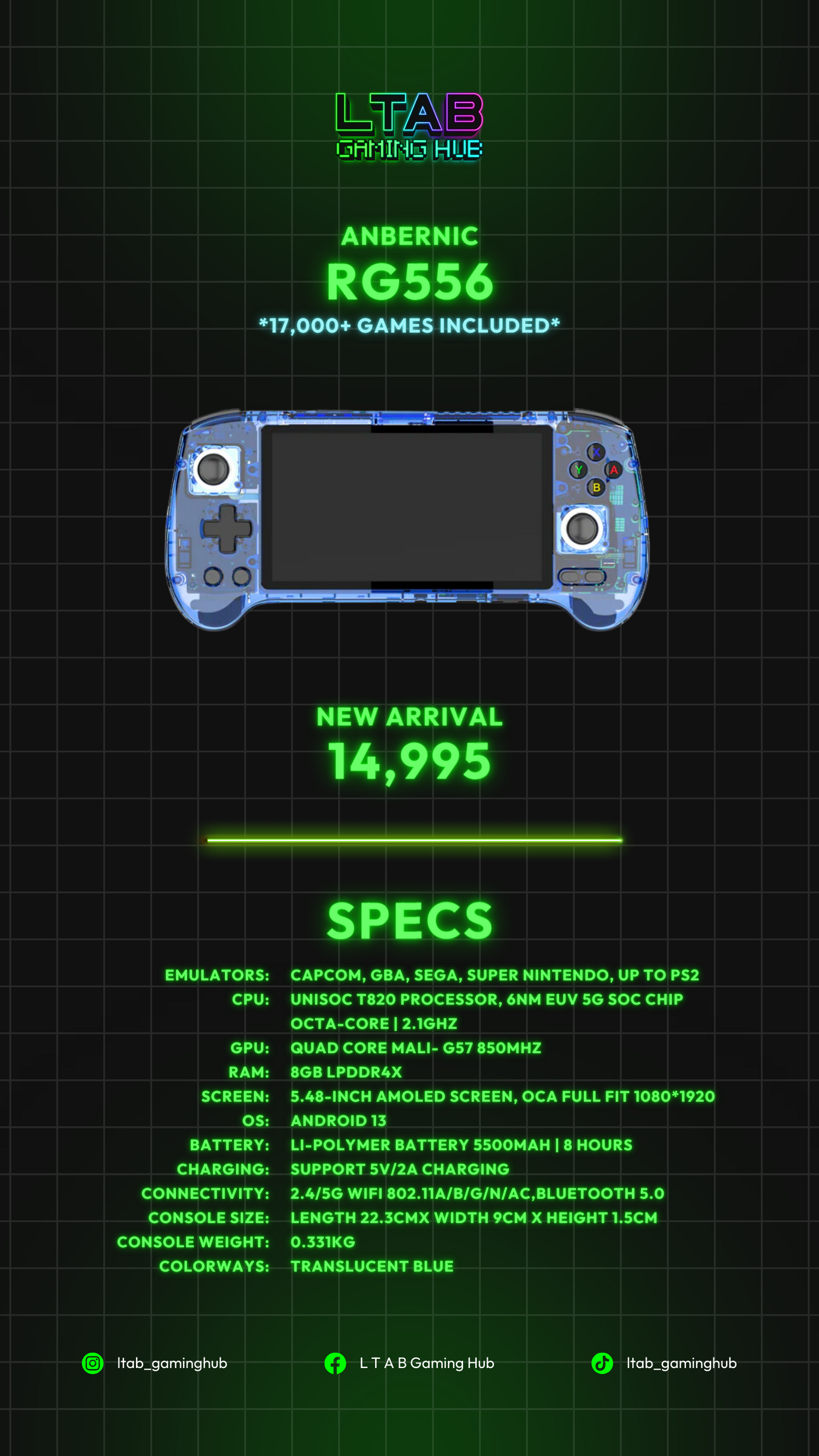 Anbernic RG556 – LTAB Gaming Hub